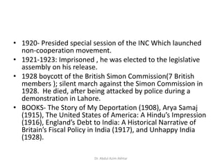 Lal, Bal. Pal and Indian National Congress ( INC) | PPTX