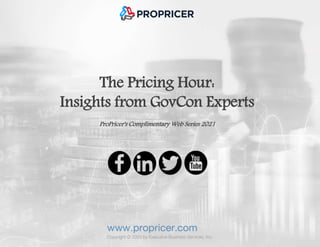 ProPricer Webinar: The Strategic Side of Indirect Rates | PPTX