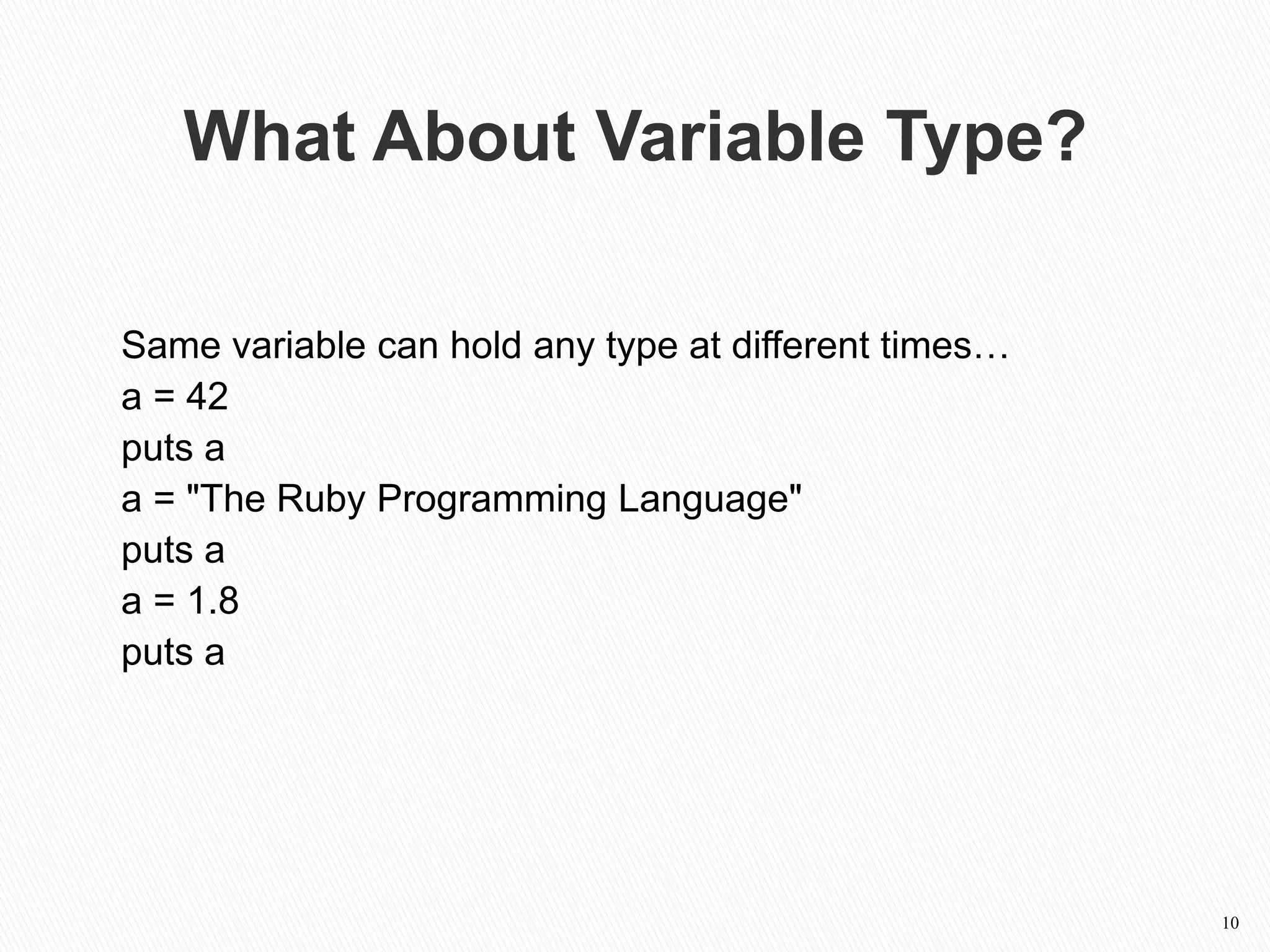 Learn ruby intro | PPTX