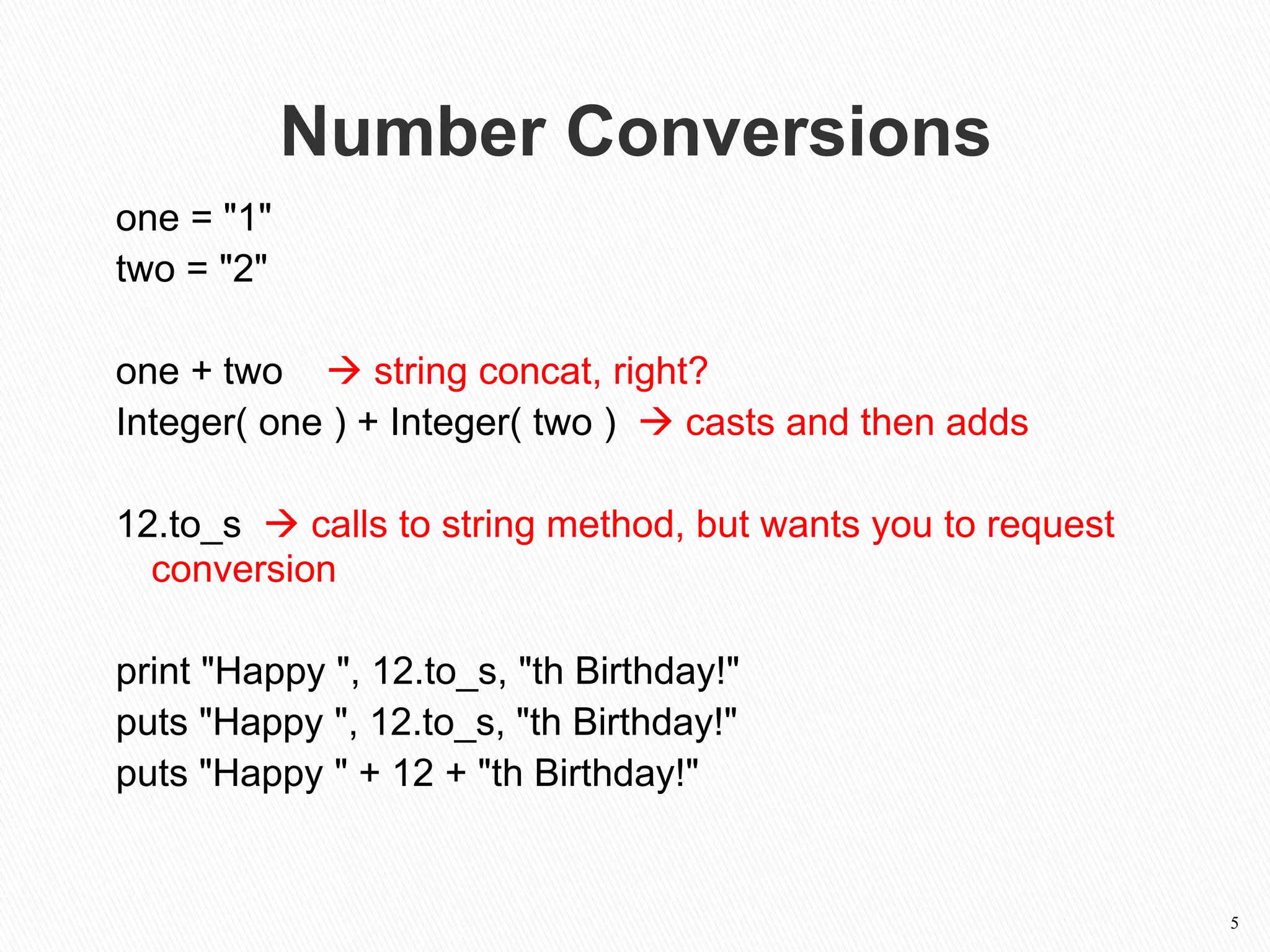 Learn ruby intro | PPT