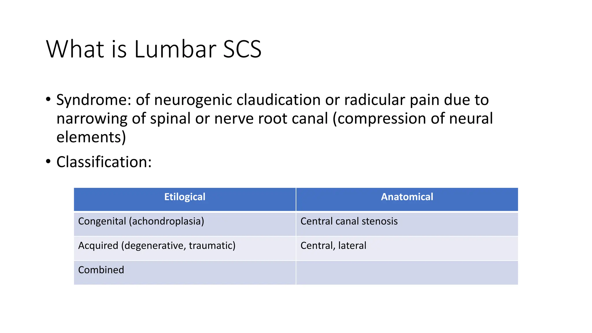 Low back pain differential diagnosis and treatment | PPTX