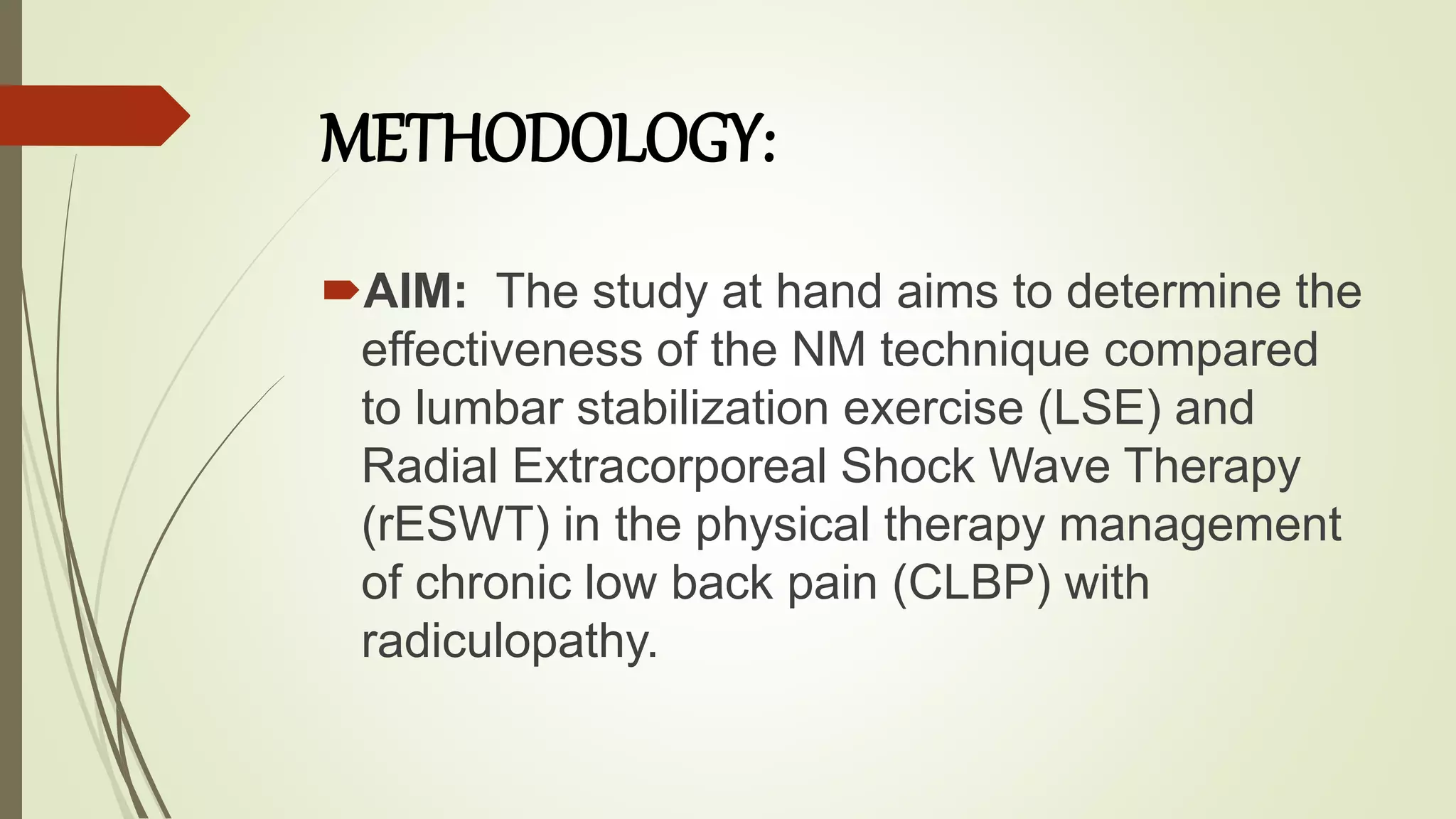 low back pain with radiating lower limb | PPTX | Physical Therapy ...