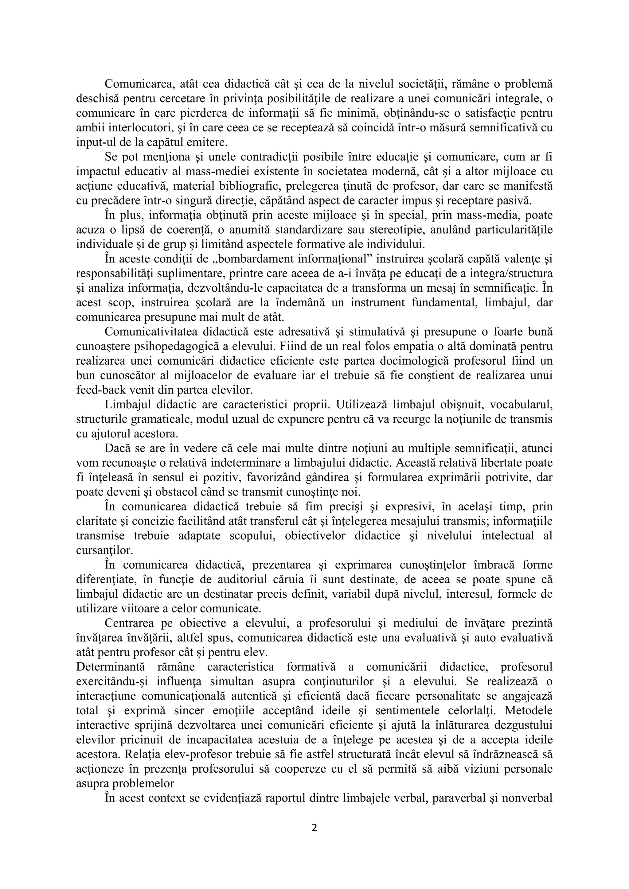 comunicare | PDF