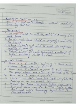 LBS - Leader Behaviour Scale - Asha Hingar | PDF