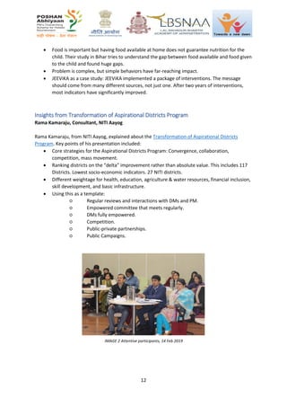 Stepping up to India’s Nutrition Challenge: The Critical Role of District Administrators | PDF