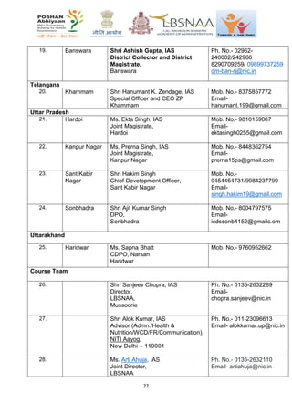 Stepping up to India’s Nutrition Challenge: The Critical Role of District Administrators | PDF