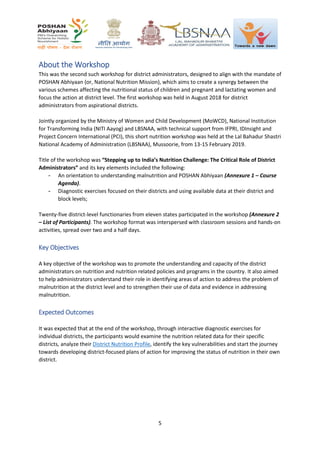 Stepping up to India’s Nutrition Challenge: The Critical Role of District Administrators | PDF