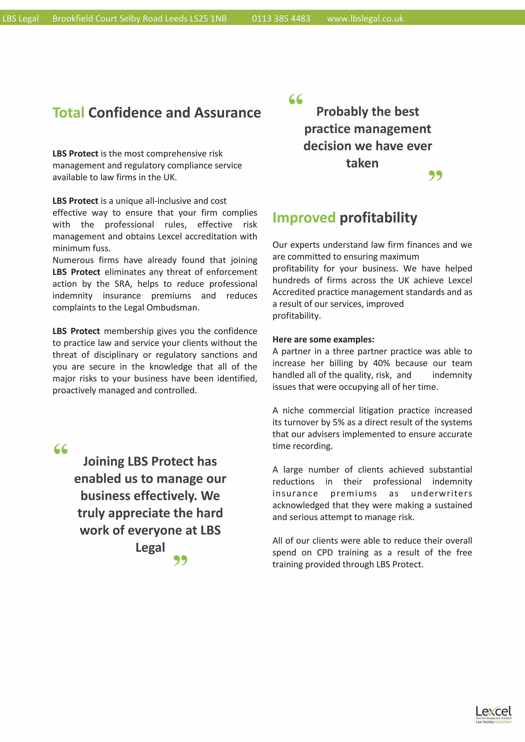 LBS Protect from LBS Legal | PDF