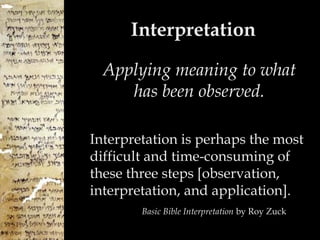 Living by the Book Week 2 | PPT