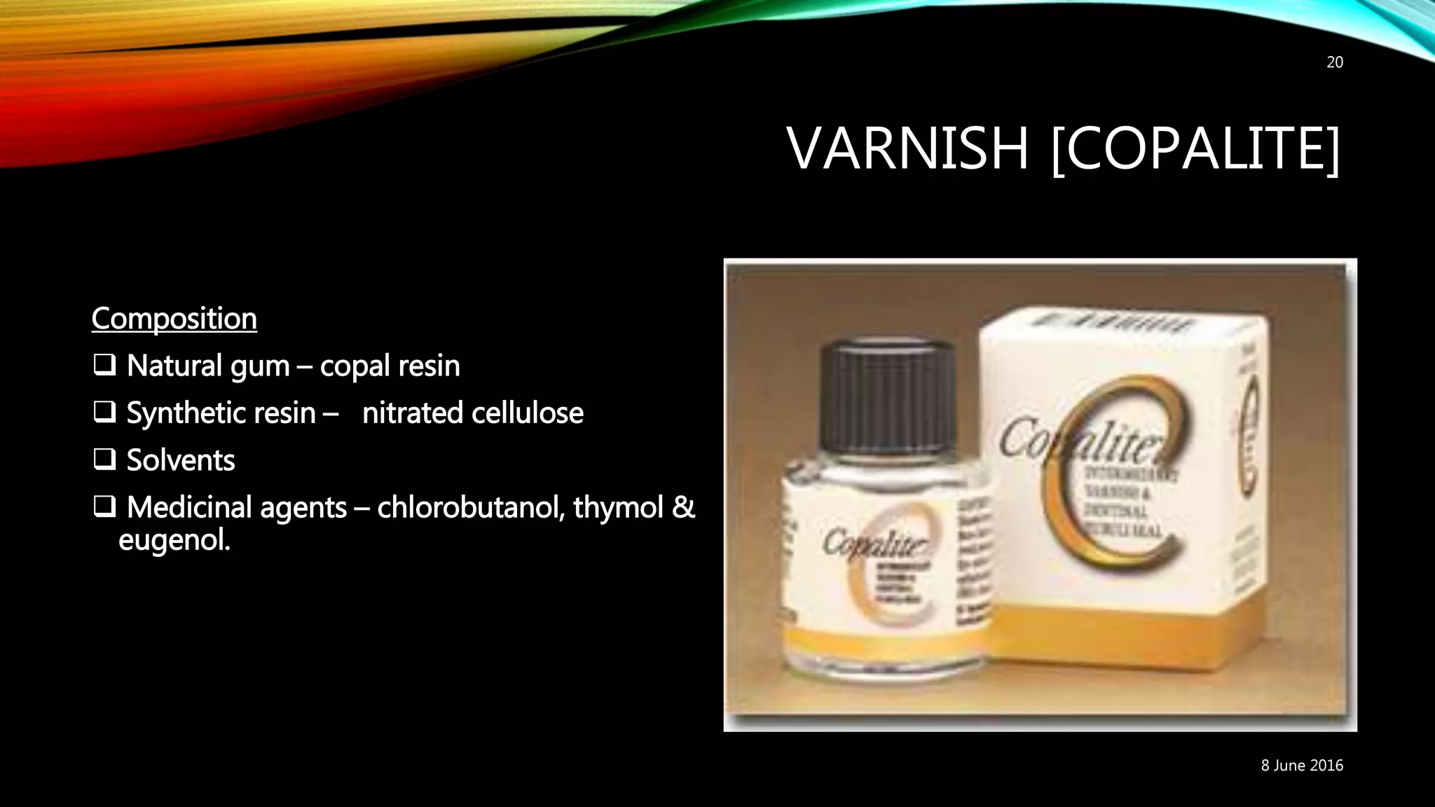 Liner Bases & Varnishes | PPTX