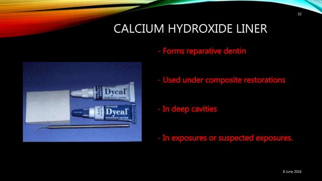 Liner Bases & Varnishes | PPTX | Dental Health | Diseases and Conditions