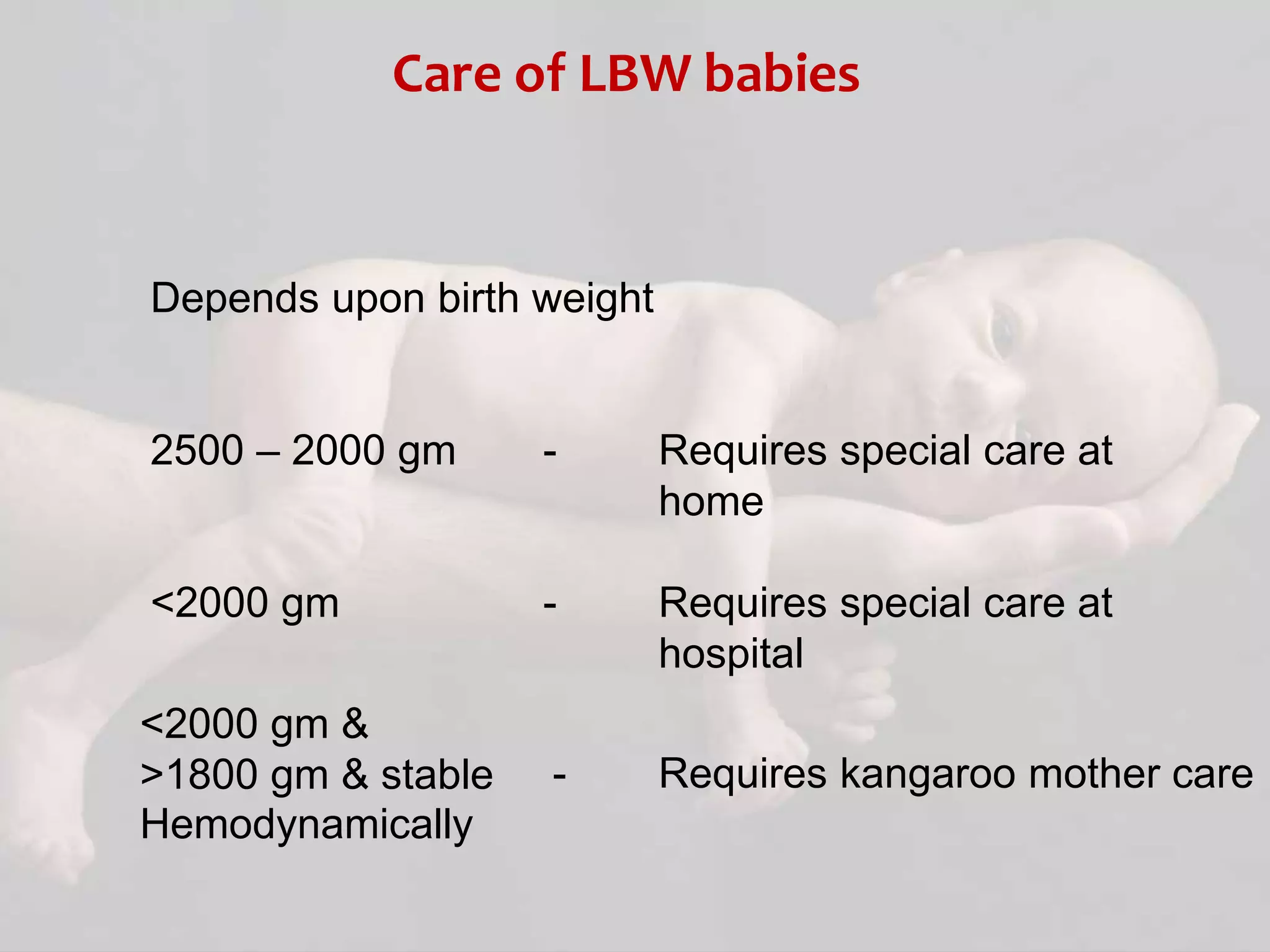 Low birth weight | PPTX