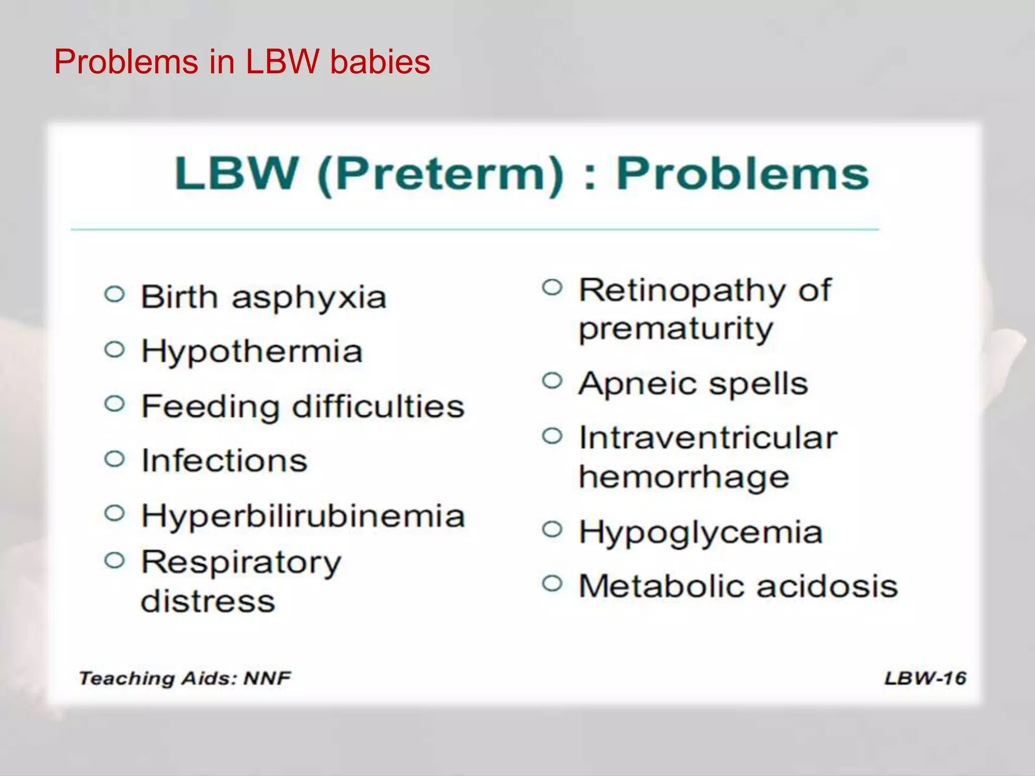 Low birth weight | PPTX