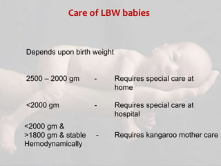 Low birth weight | PPTX | Pregnancy | Reproductive Health