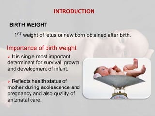 Low birth weight | PPTX