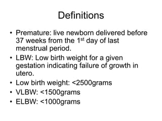 LBW AND PREMATURITY 6.ppt