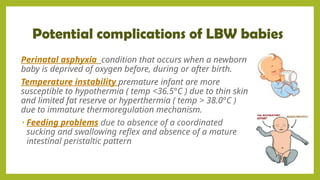 Low Birth Weight Babies and their Nursing Care | PPTX