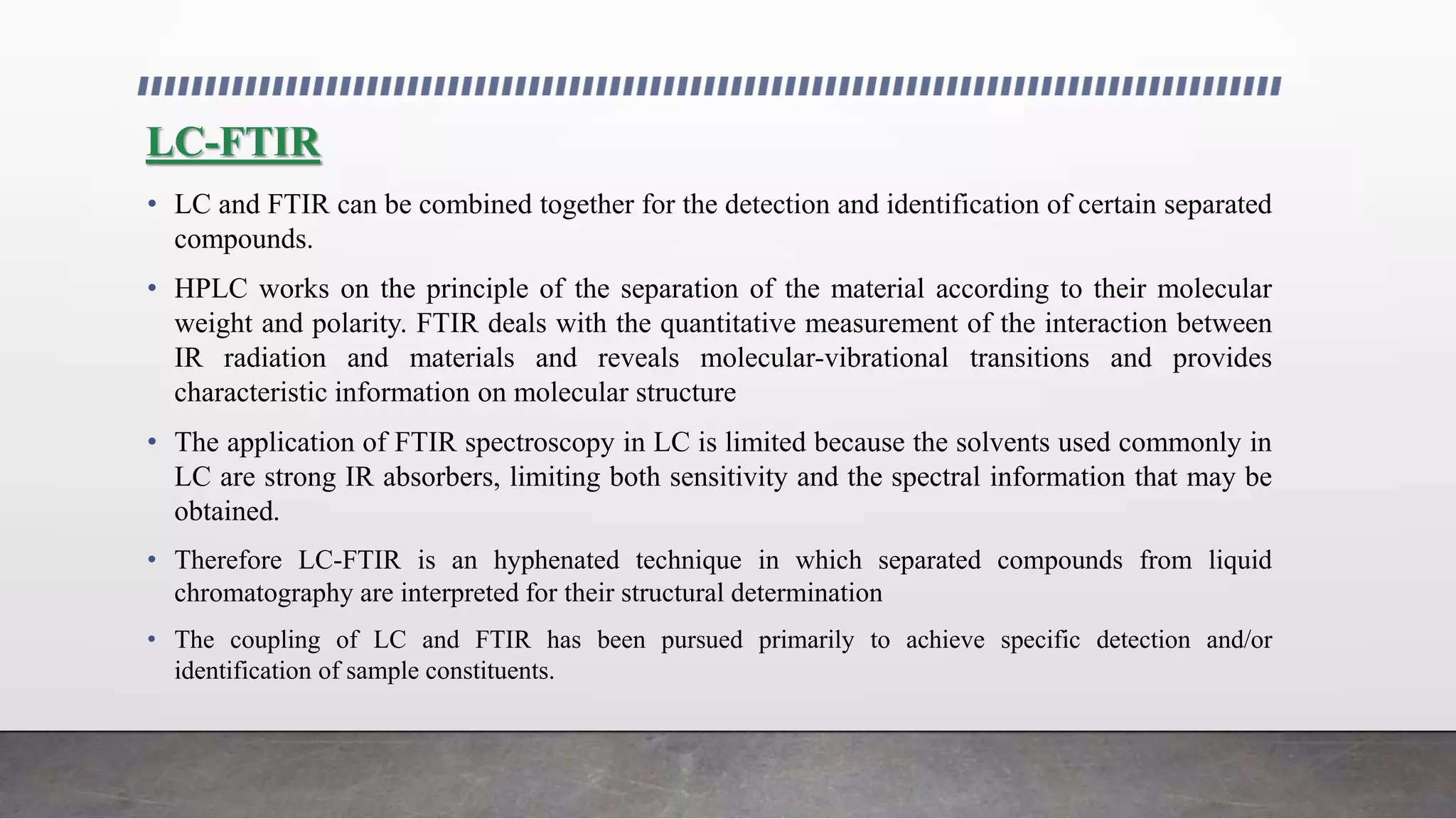 LC-FTIR | PPTX