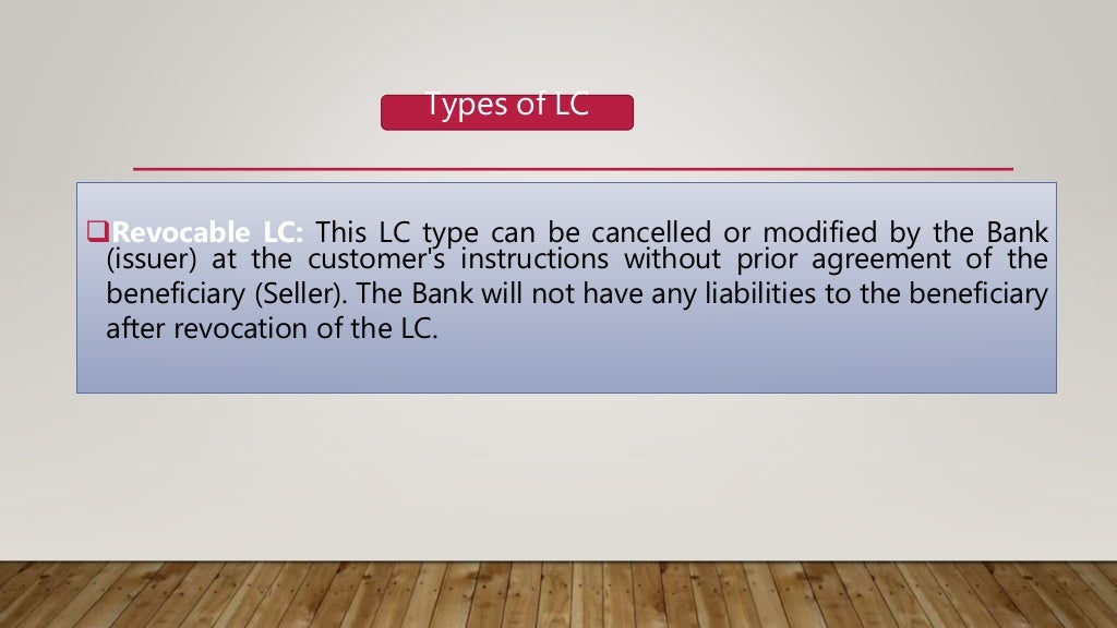 LC-What is Letter of Credit and Types of LC full concept