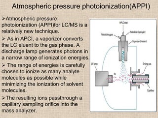 liquid chromatography - mass spectroscopy (LC-MS) | PPTX