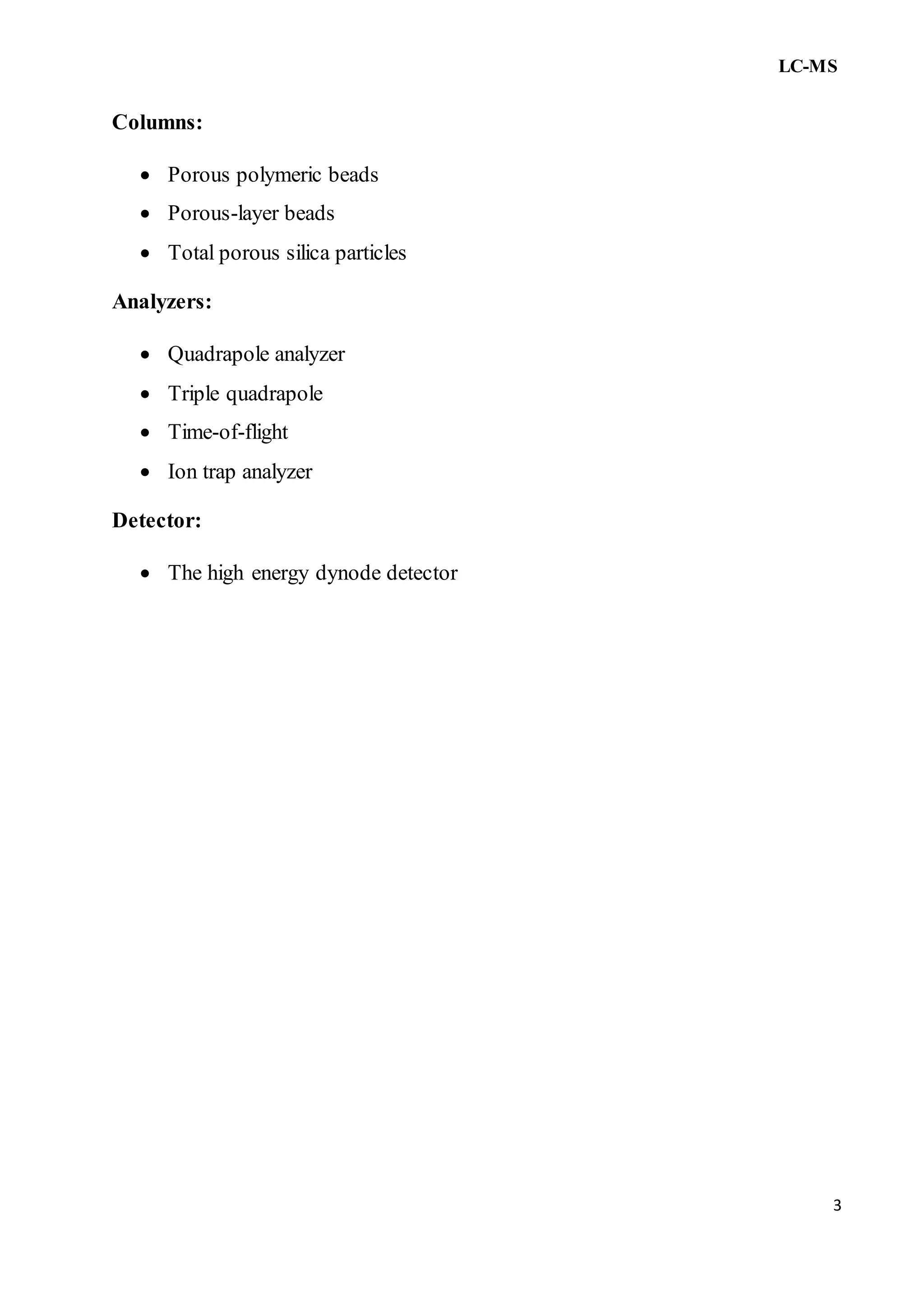 Liquid Chromatography Mass Spectrometry Pdf