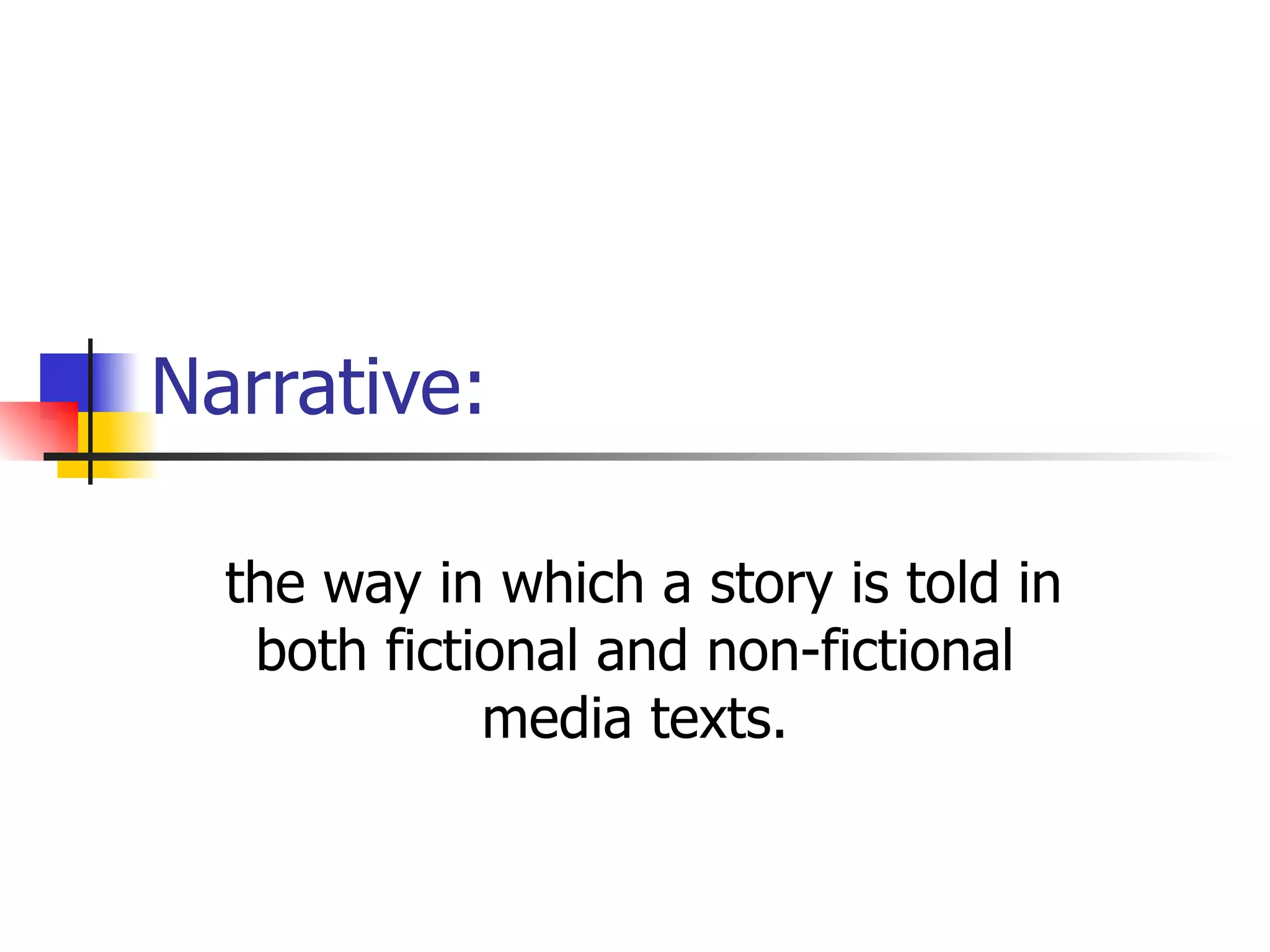 Narrative Theory | PPT