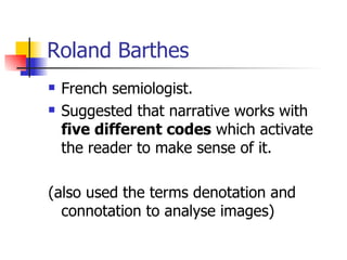 Narrative Theory | PPT