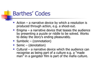 Narrative Theory | PPT
