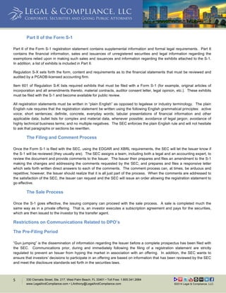 Legal & Compliance, LLC- Whitepaper- The DPO Process Including Form S-1 ...