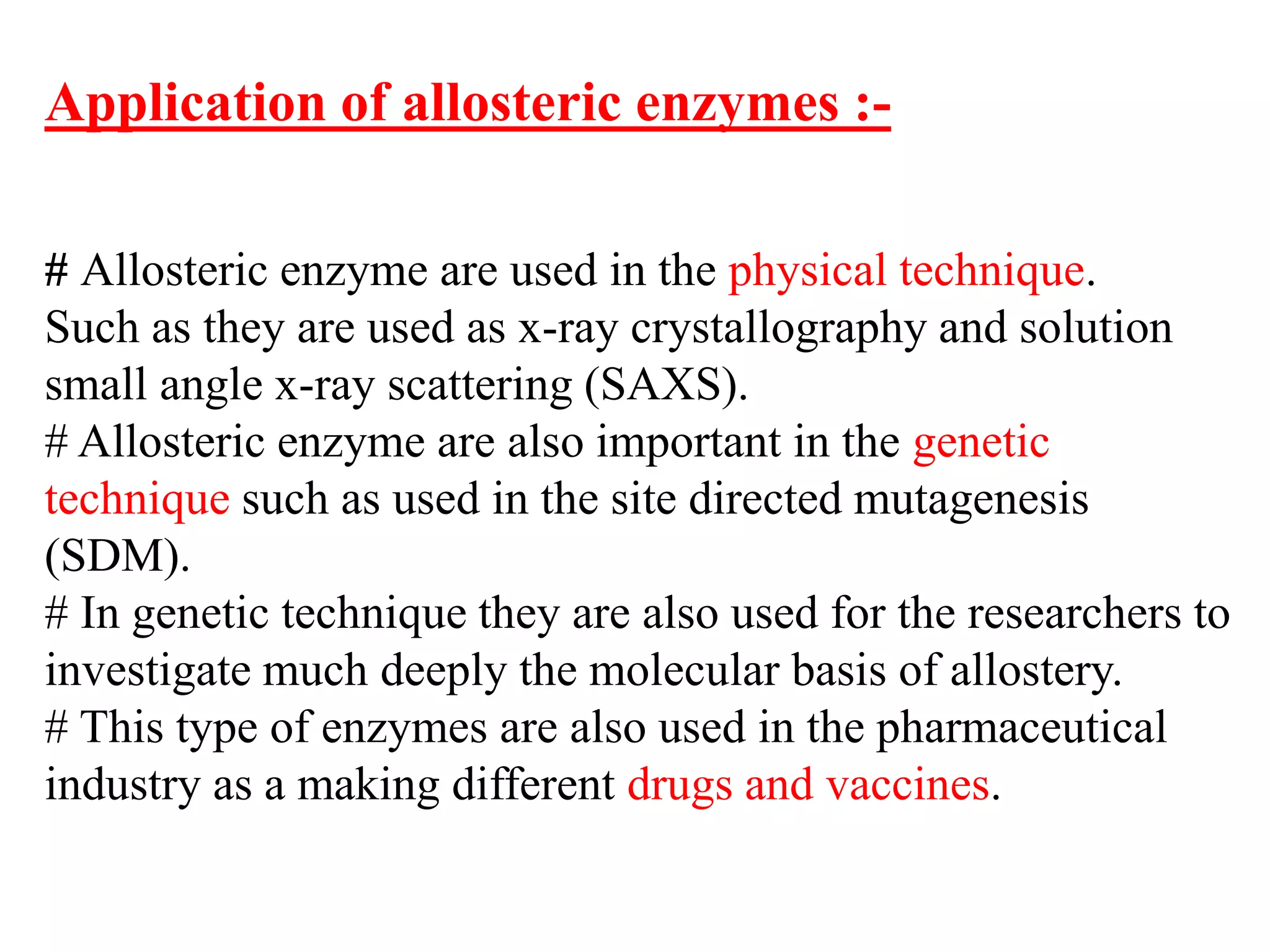 Allosteric Enzyme | PPTX