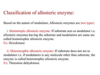 Allosteric Enzyme | PPTX | Chemistry | Science