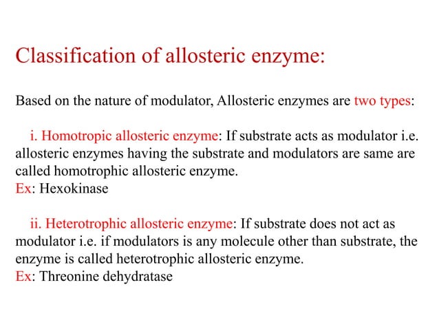 Allosteric Enzyme | PPTX | Chemistry | Science