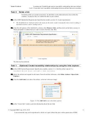 Lab 1: Creating and viewing traceability relationships between artifacts that are in modules | DOC