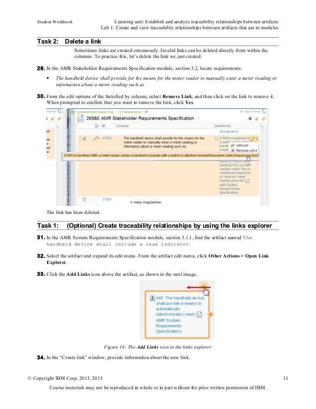 Lab 1: Creating and viewing traceability relationships between artifacts that are in modules | PDF