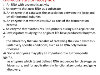 Classification of Ribozyme | PPTX