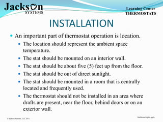 Thermostat Basics: Types and Applications | PDF
