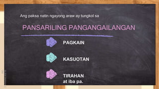 LC2. Mga Pansariling Pangangailangan.pptx