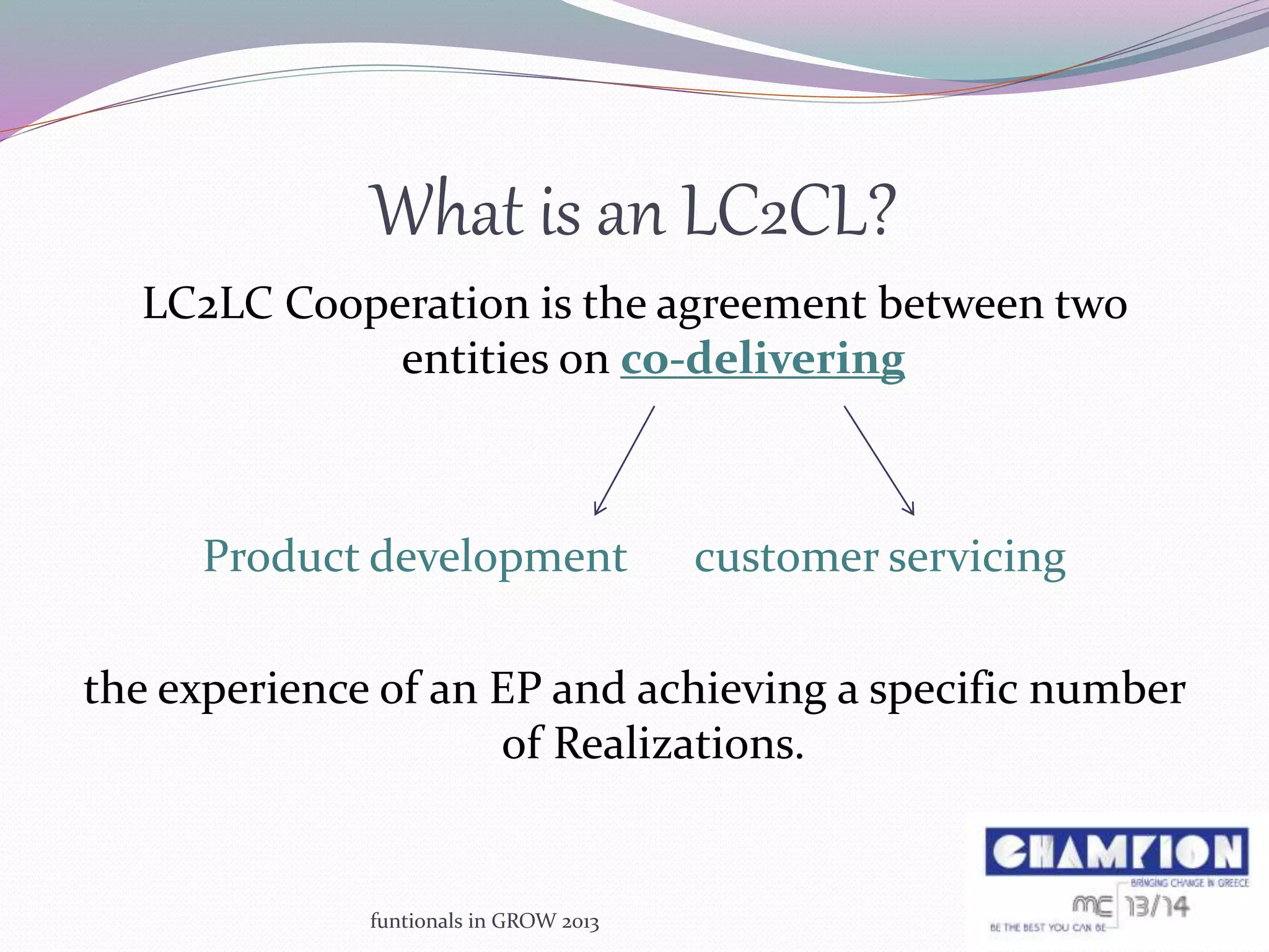LC2LC national training | PPT