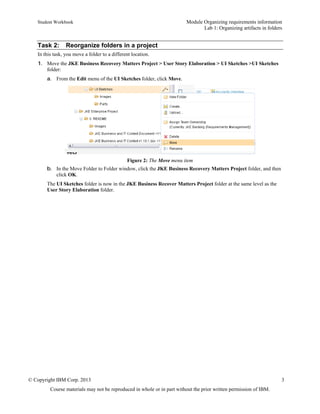Lab 1: Organizing artifacts in folders | PDF