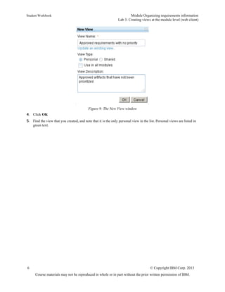Lab 3: Optional: Creating views at the module level (web client) | PDF