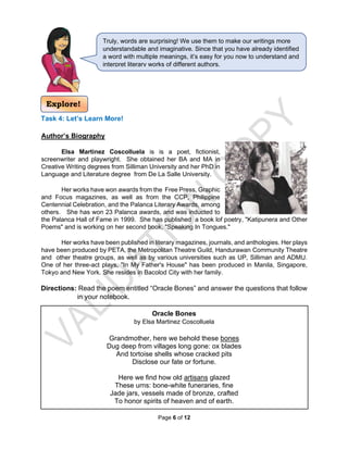 LC6_21st Century Lit (1).Philippine literature | PDF