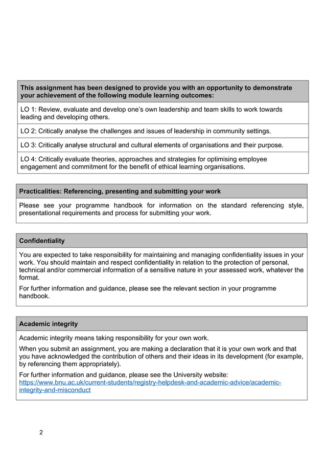 Leadership and Teamwork assignments help | PDF