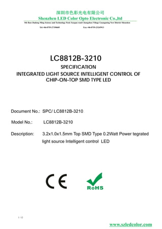 Lc8812b 3210 side led | PDF