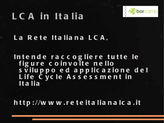 Lca | PPT