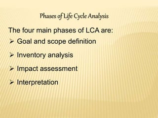 Life Cycle Assessment | PPTX