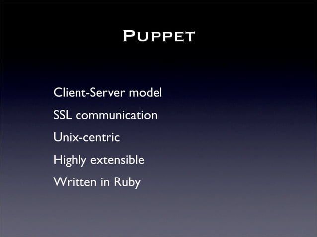 Using Puppet - Real World Configuration Management | PDF | Operating Systems | Computer Software ...