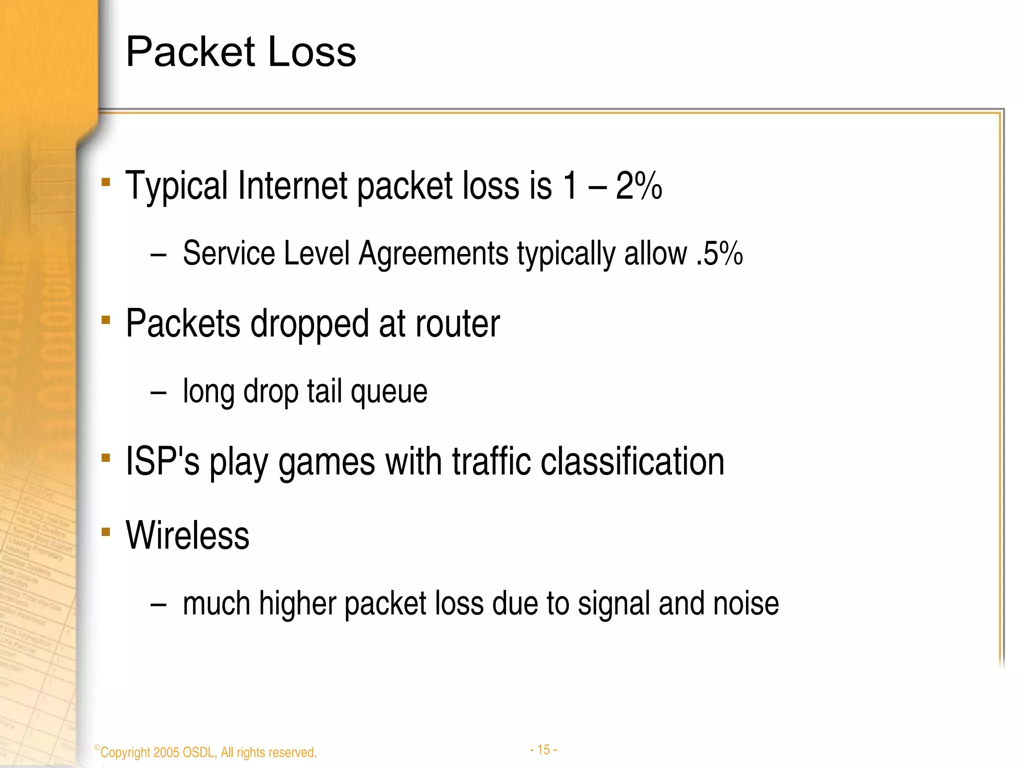 Netem -emulating real networks in the lab | PDF