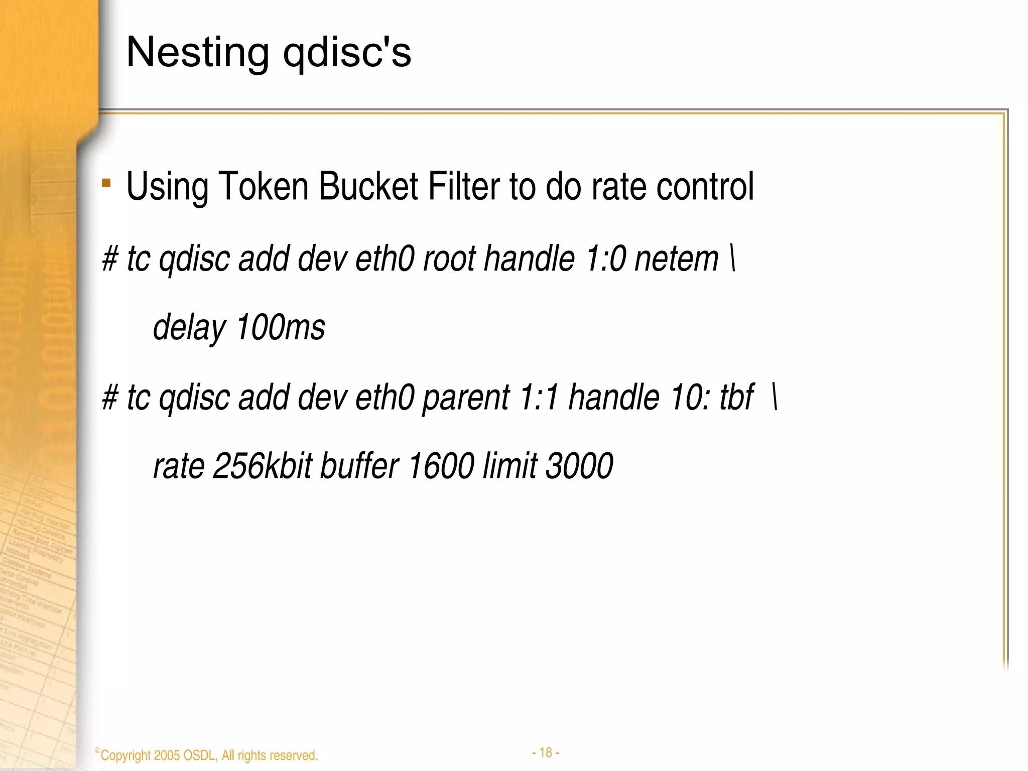 Netem -emulating real networks in the lab | PDF