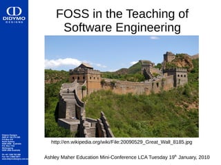 Teaching software engineering using FOSS | PDF | Shareware and Freeware ...