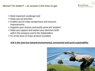 Lca And Sustainability With The Case Of Plastics | PDF